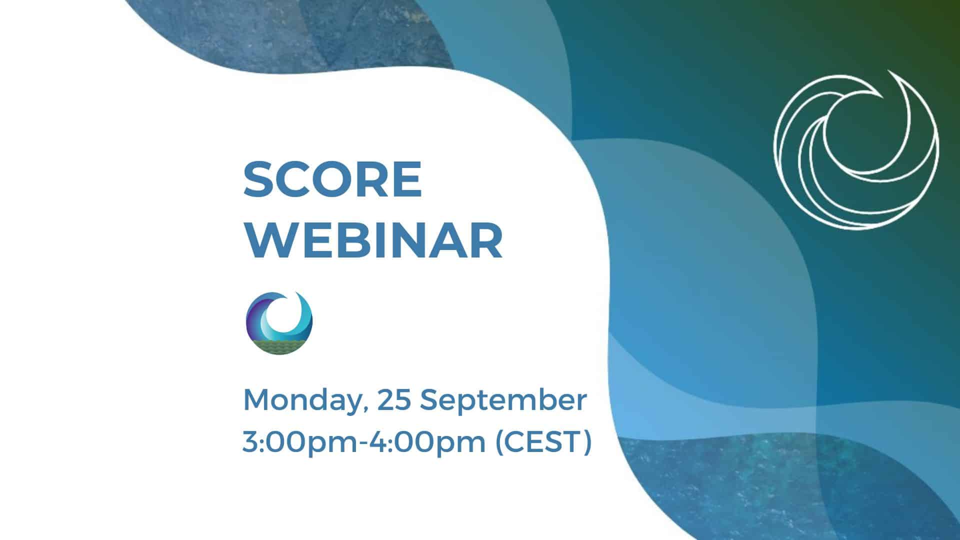 Webinar: Collecting and managing environmental data: the SCORE ICT ...